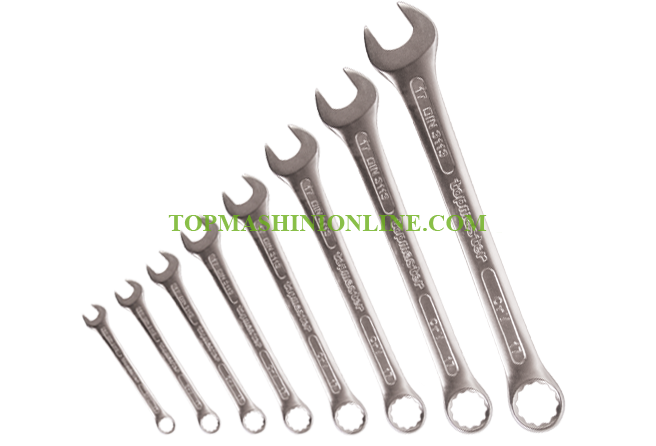 Комплект усилени звездогаечни ключове 8-19 мм Topmaster 235124 8 бр. CR-V PRESS TMP - Топ Машини ...