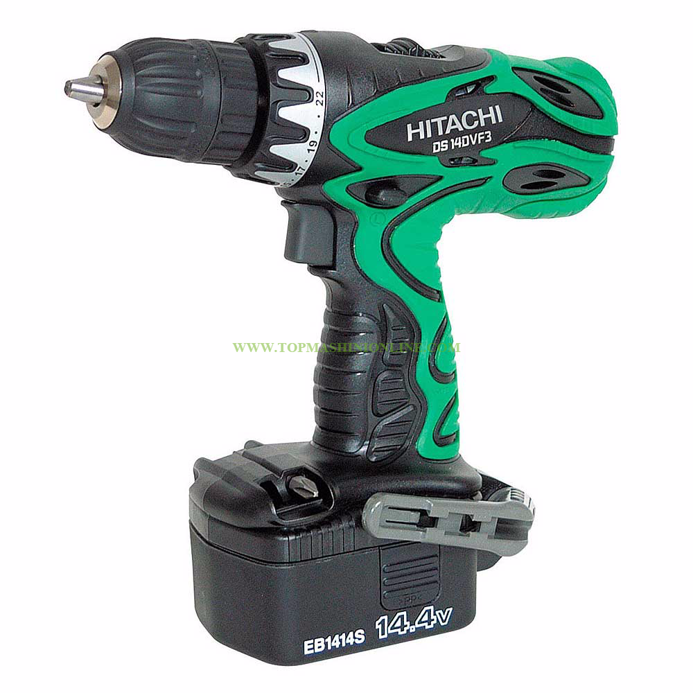 Винтоверт/бормашина акумулаторен Hitachi DS14DVF3 - Топ Машини Онлайн ...